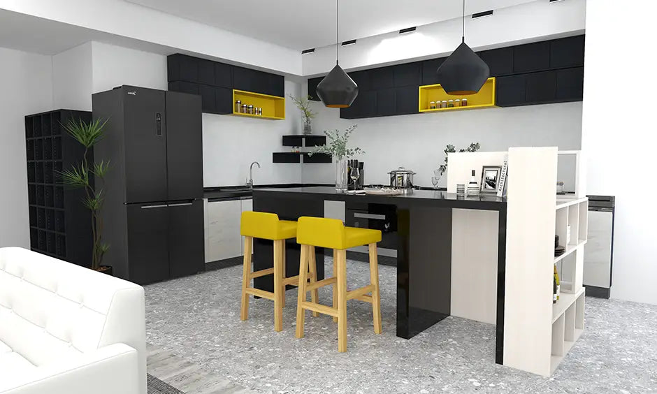 モノトーンでキッチンをスタイリッシュな空間に。インテリア実例5選 - オーダー家具、インテリア通販のアーネインテリア【公式】